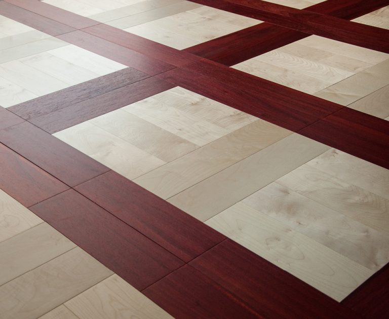 AFRICAN RED PADOUK & EUROPEAN WHITE MAPLE MODEL #3 - Casa Bella